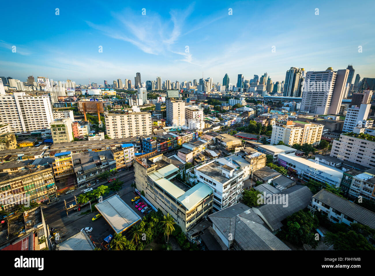 View of the Ratchathewi District, in Bangkok, Thailand Stock Photo - Alamy