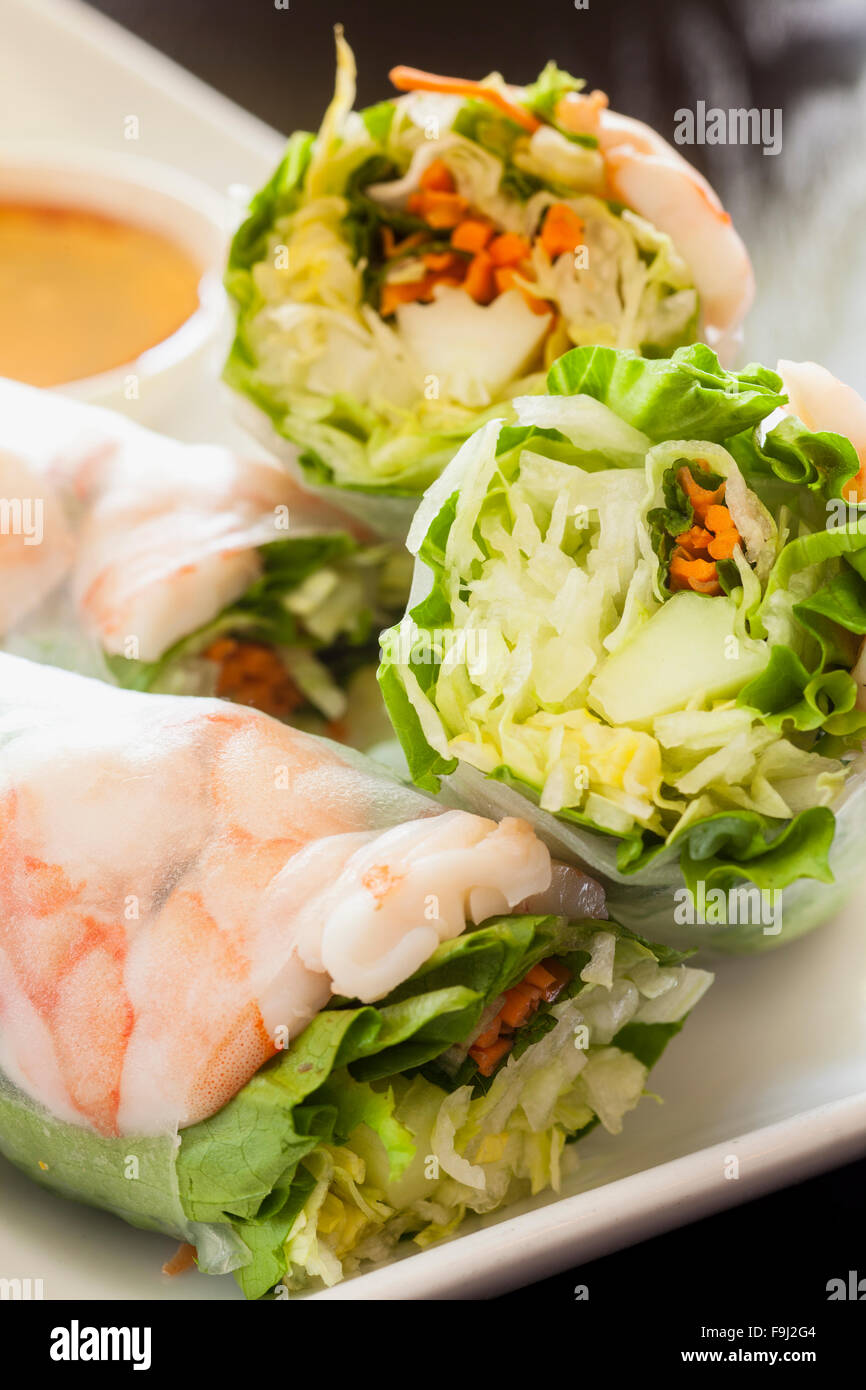 Rice spring roll hi-res stock photography and images - Alamy