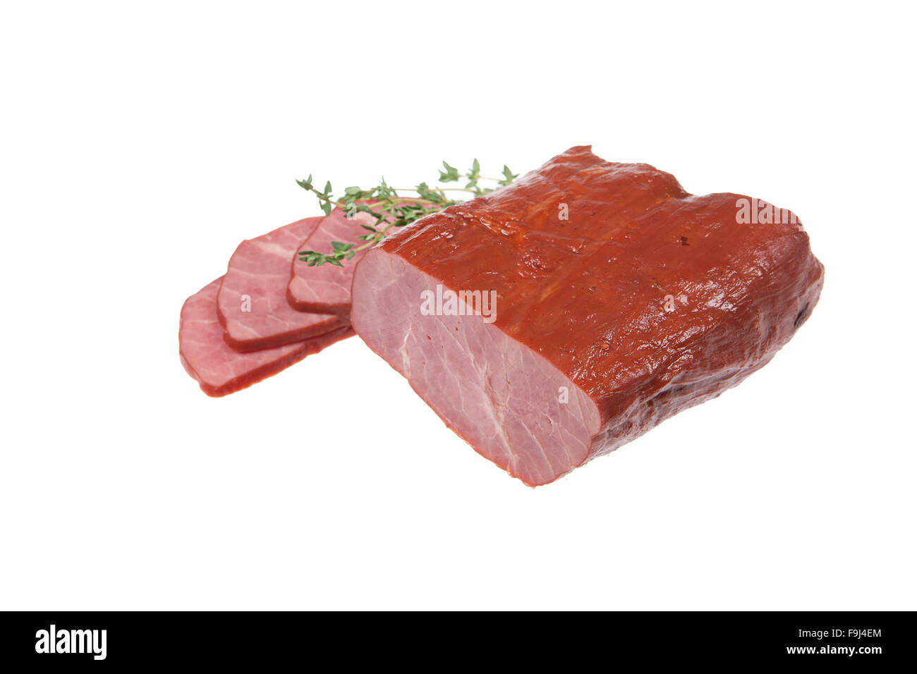 meat meal raw finished half semi product food studio isolated ham close ...