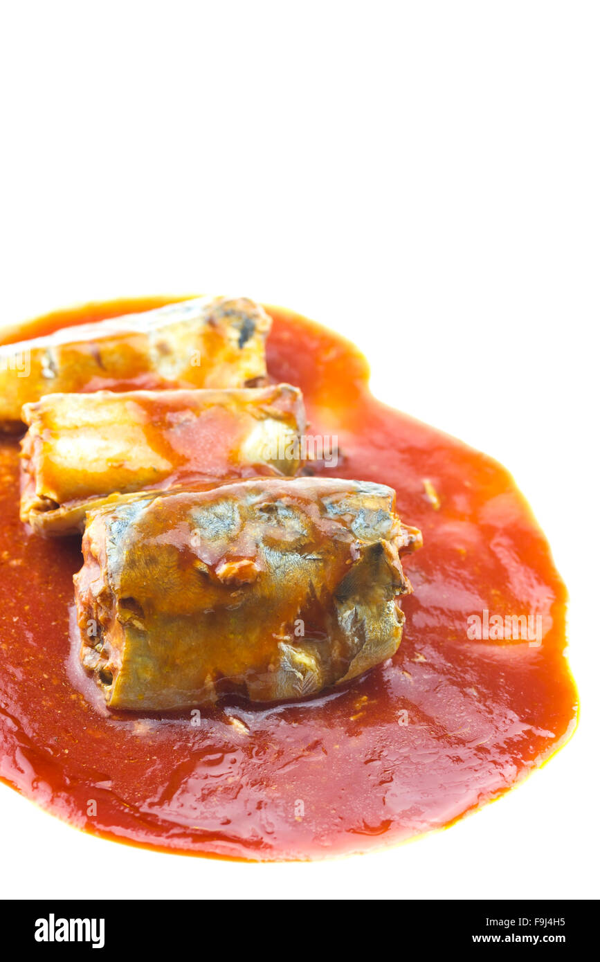 canned fish in tomato sauce Stock Photo - Alamy