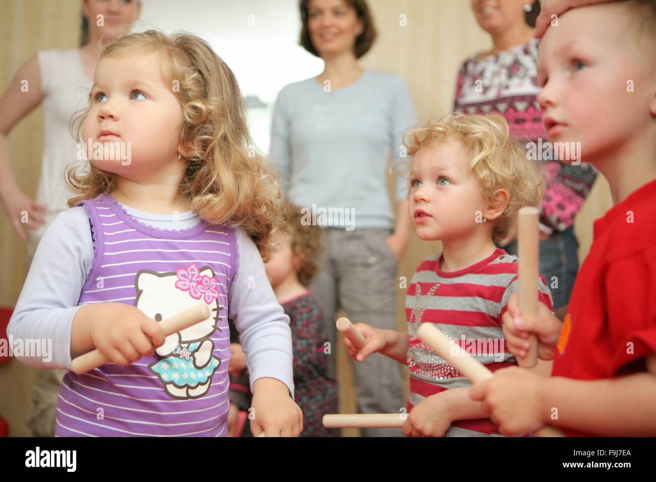 Musical instruments for children hi-res stock photography and images ...