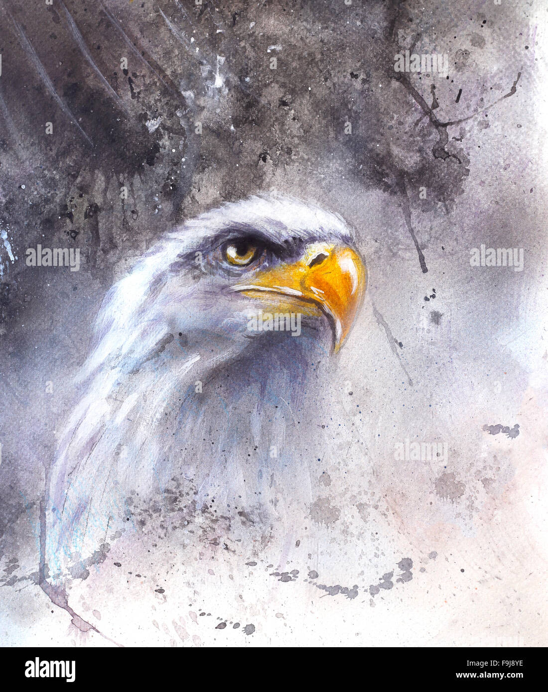 Abstract Eagle Painting