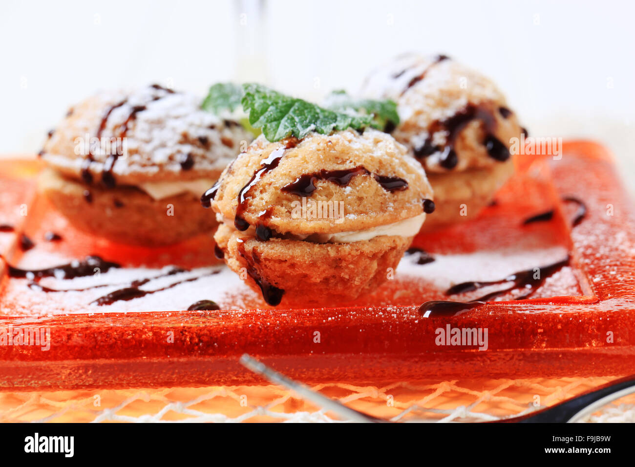 Walnut shaped cookies Stock Photo - Alamy