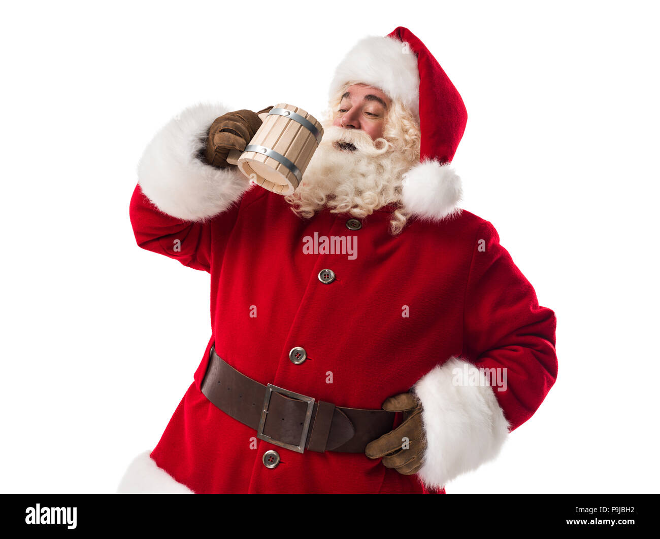 Santa claus drinking beer hi-res stock photography and images - Alamy