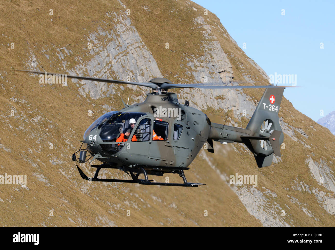 Switzerland Air Force Eurocopter EC635 in Flight Stock Photo - Alamy
