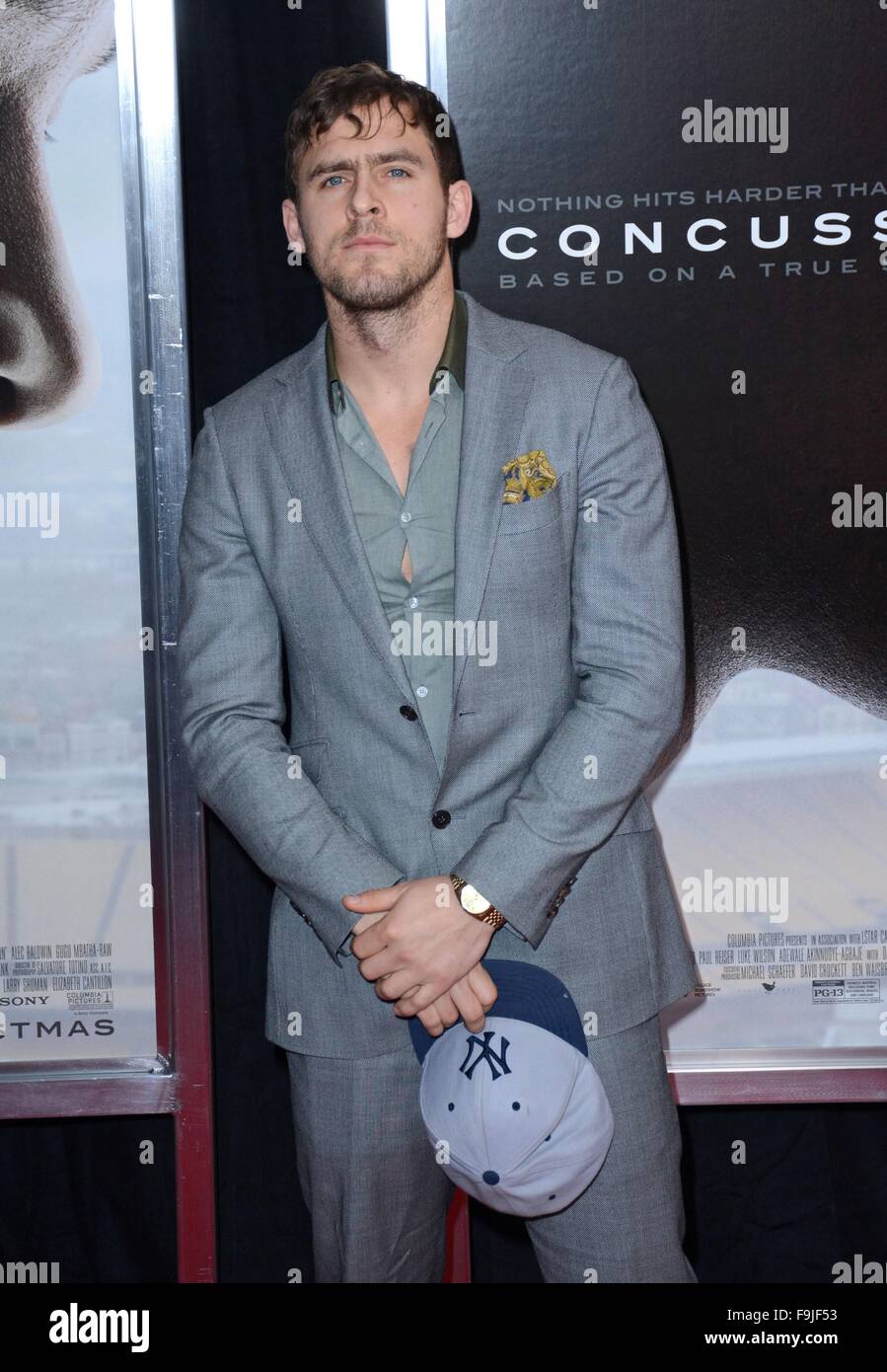 New York, NY, USA. 16th Dec, 2015. Jack Hussey at arrivals for ...