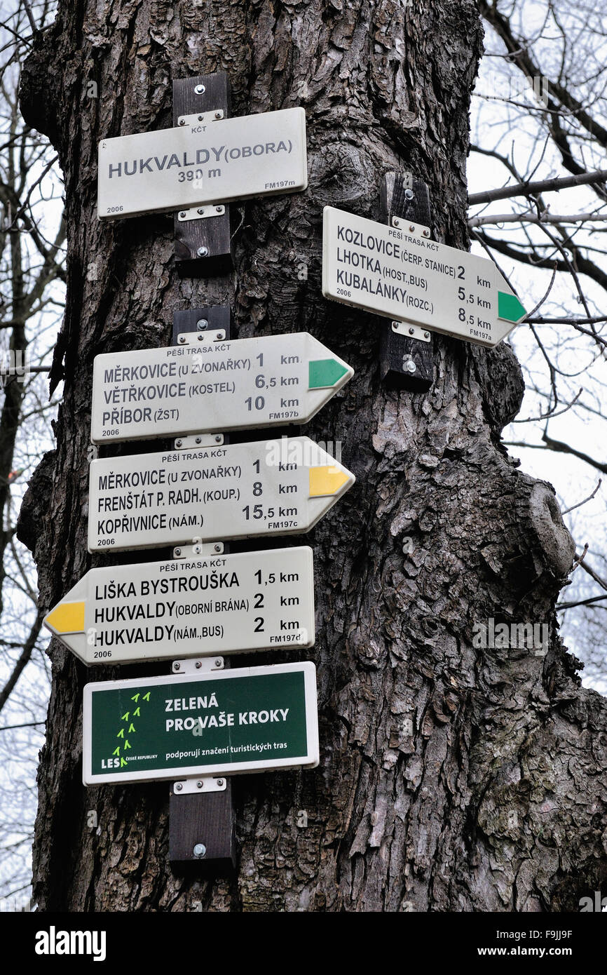 Green direction signs hi-res stock photography and images - Alamy