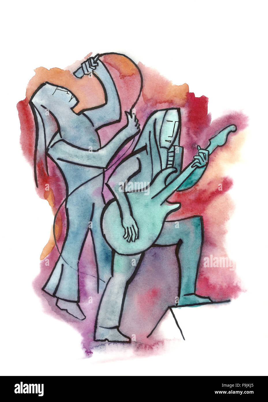 Male singer vocalist Cut Out Stock Images & Pictures - Alamy