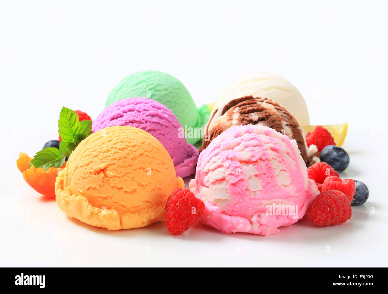 Various types ice cream hi-res stock photography and images - Alamy