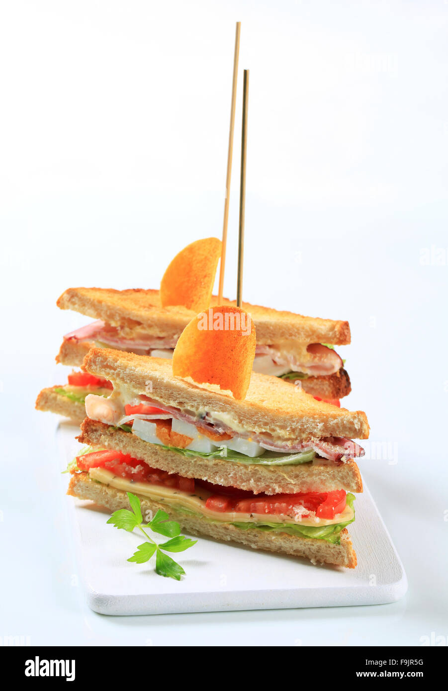 Cross section sandwiches bread ham hi-res stock photography and images ...