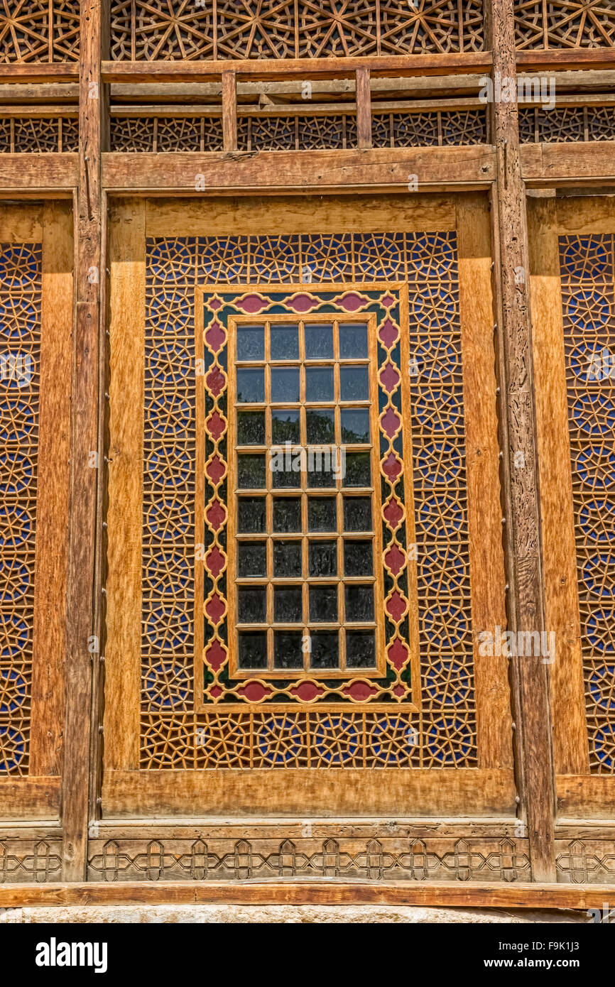 Citadel inside windows stained glass Stock Photo - Alamy