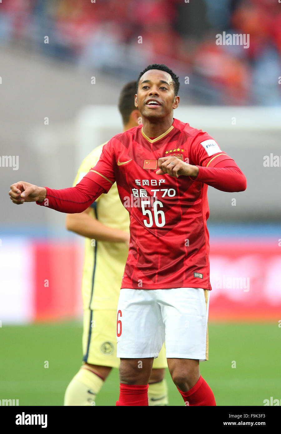 Osaka, Japan. 13th Dec, 2015. Robinho (Evergrande) Football/Soccer ...
