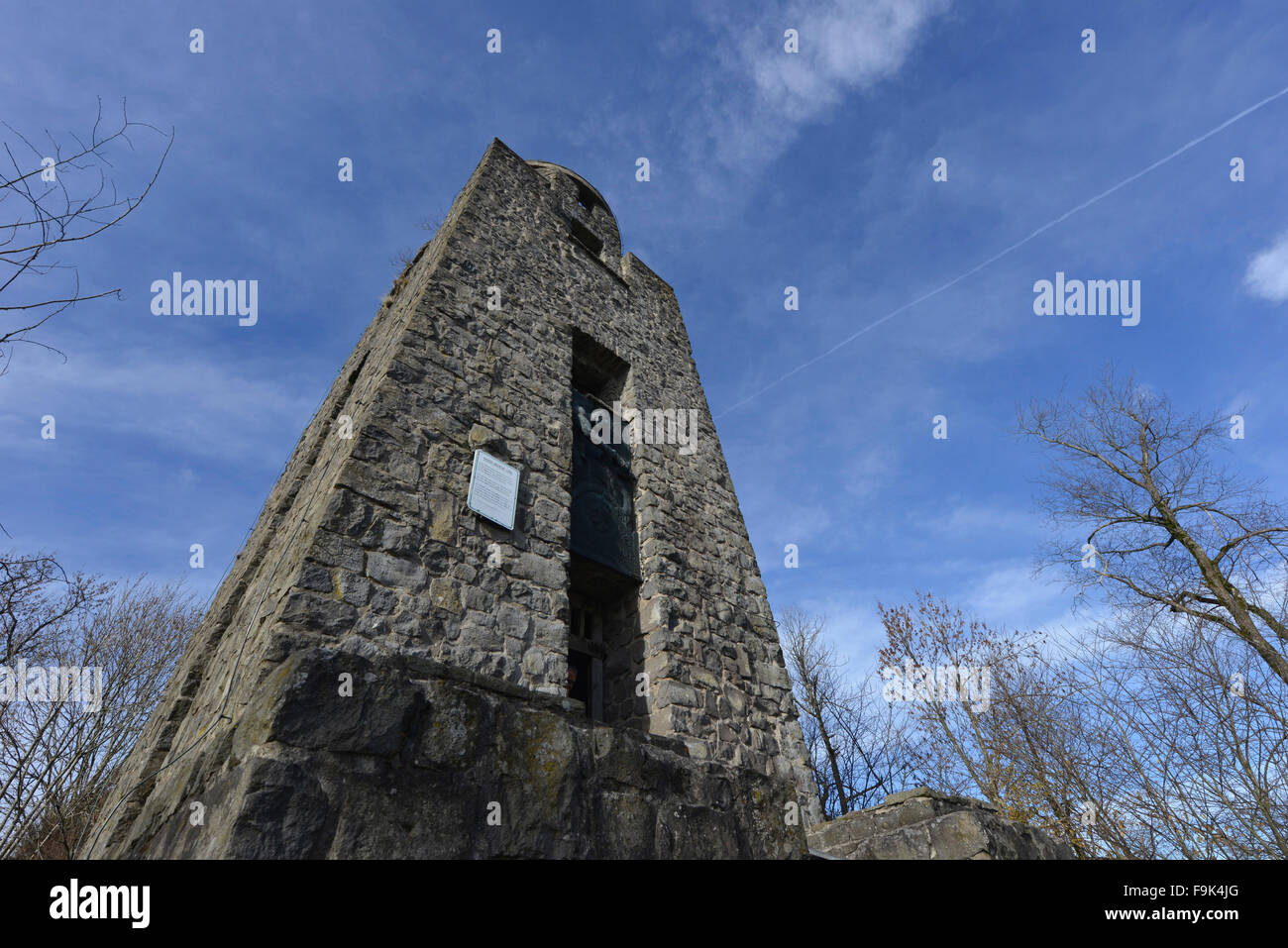 emperor william tower (kaiser-wilhelm-turm) at hohe acht mountain ...