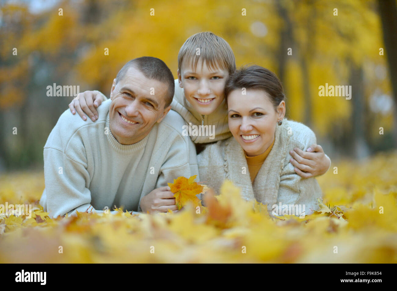 Nice happy family Stock Photo - Alamy