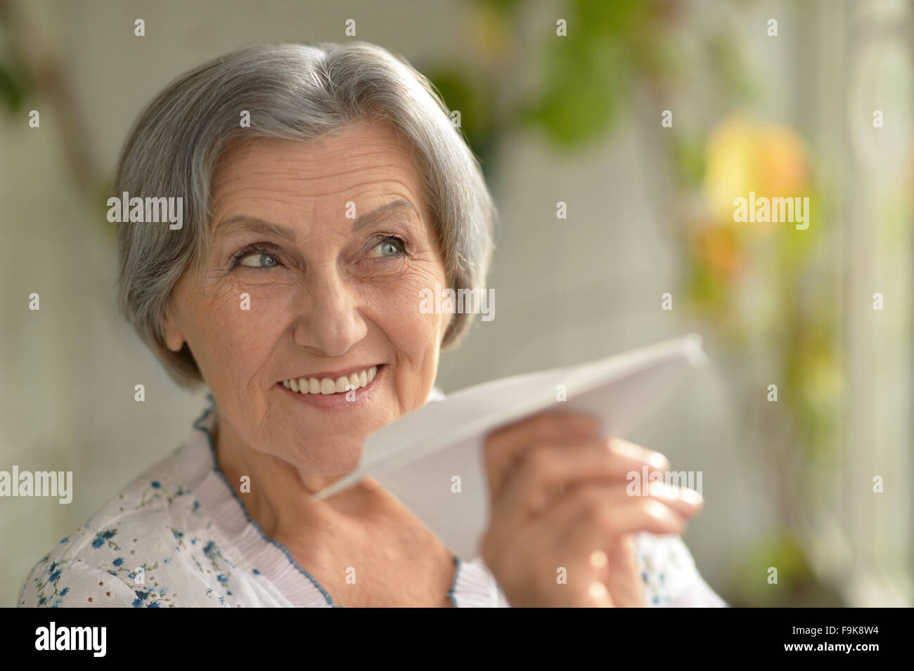 Beautiful senior woman Stock Photo - Alamy