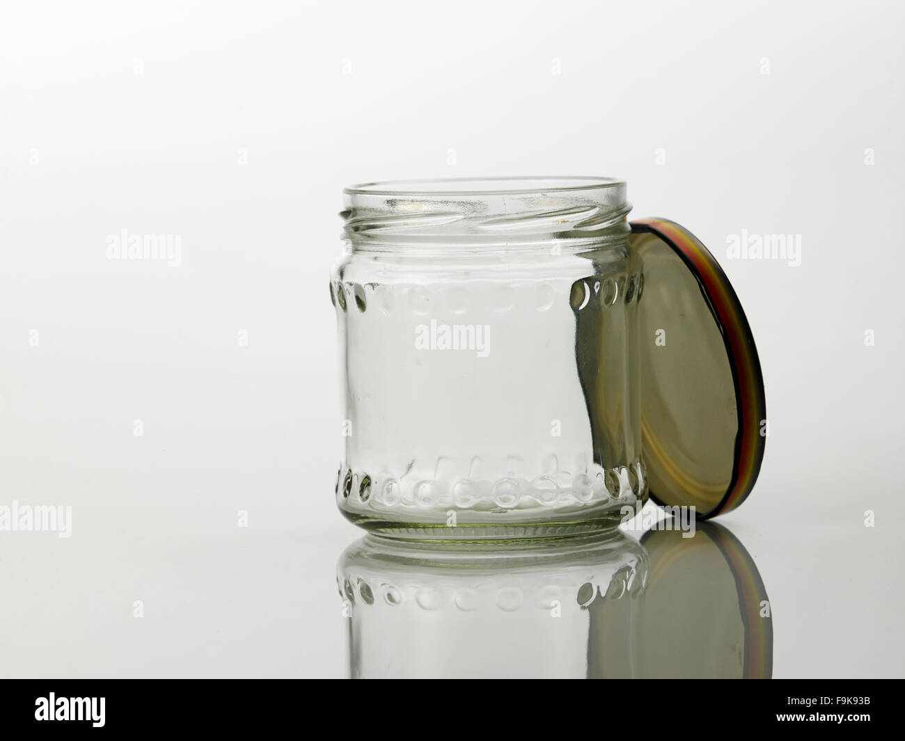 clear container on the white background Stock Photo - Alamy