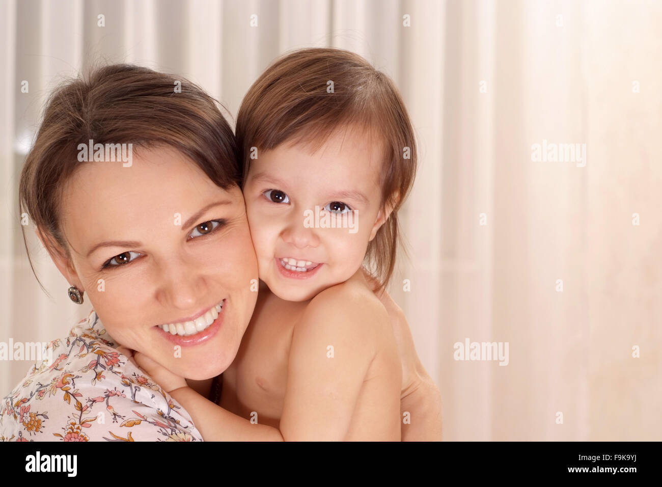 Nice mom and daughter Stock Photo - Alamy