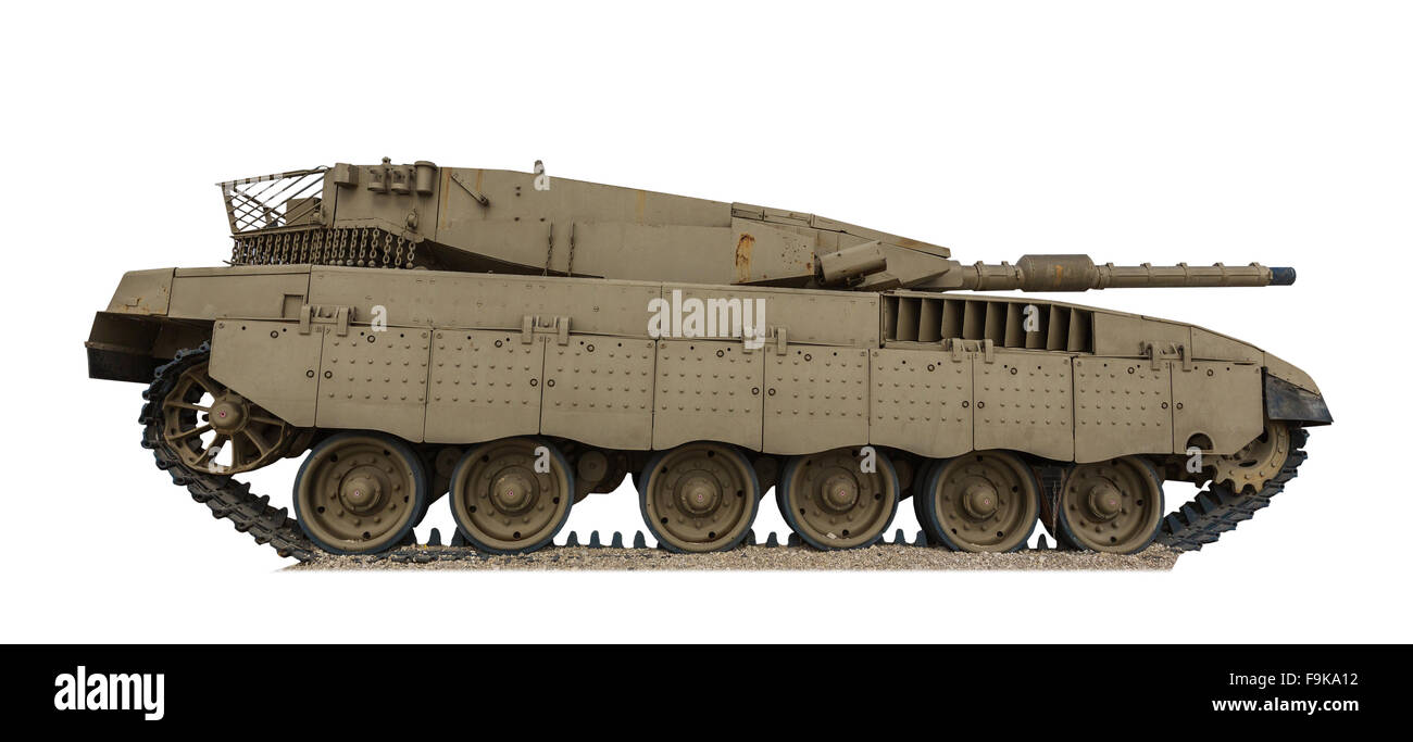 vintage the tank isolated on a white background Stock Photo - Alamy