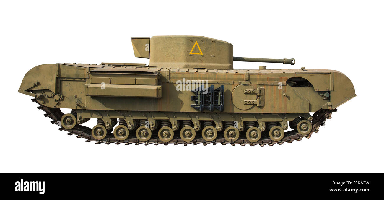 vintage the tank isolated on a white background Stock Photo - Alamy