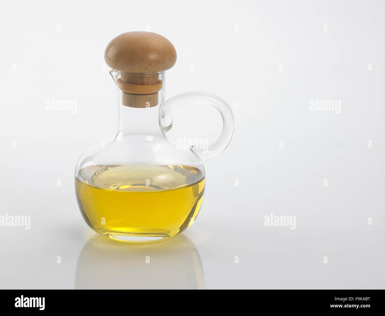 Vegetable oil bottle isolated on white background Stock Photo - Alamy