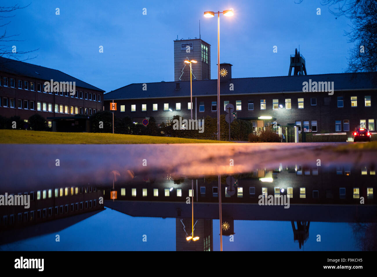 Marl, Germany. 17th Dec, 2015. The main building at the Auguste ...