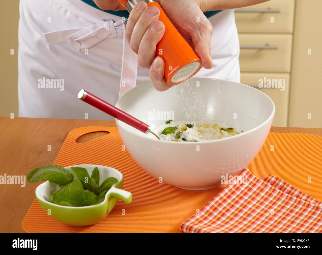 Greek Kebab (step by step Stock Photo - Alamy