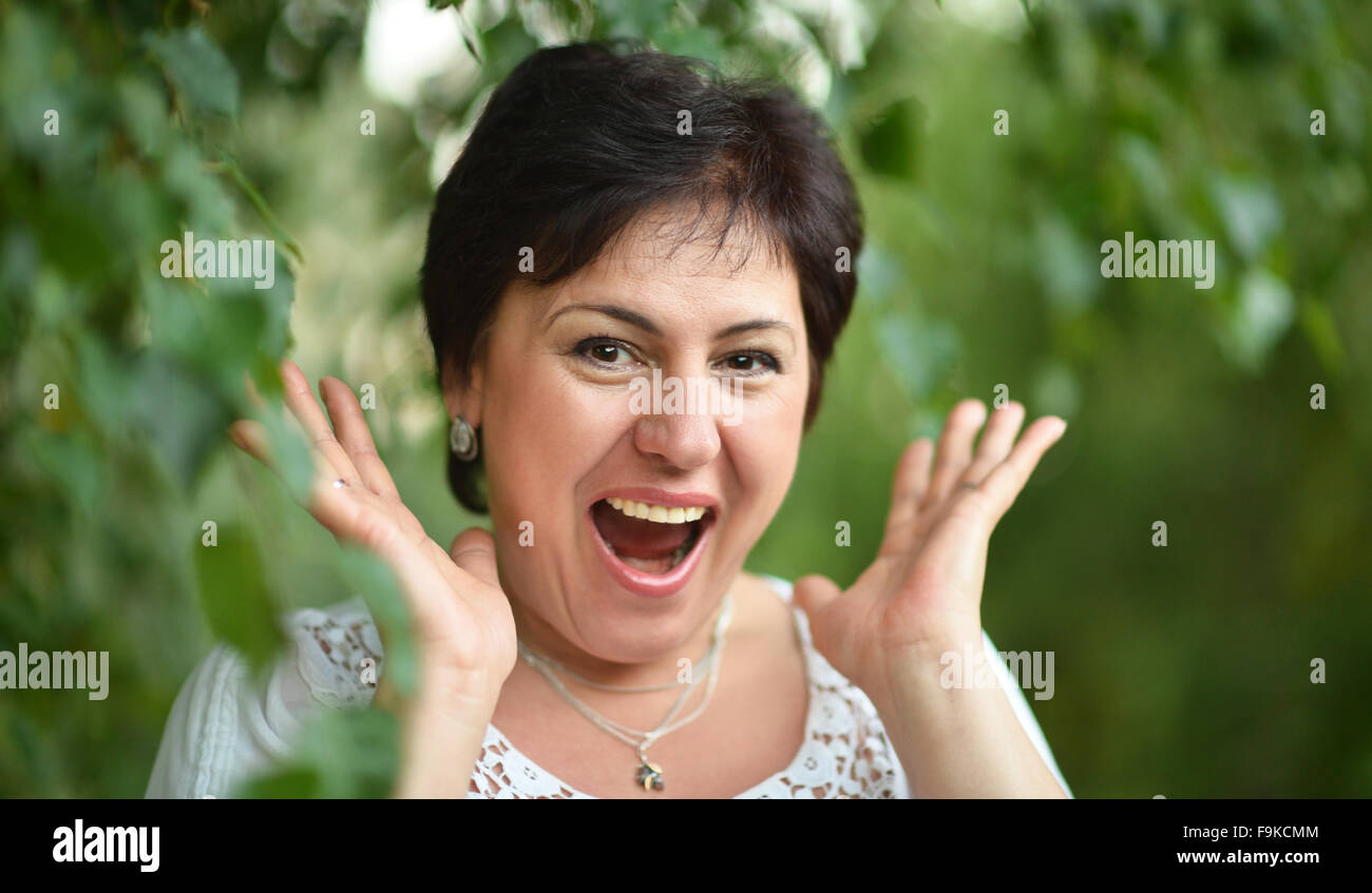 Lady surprised hi-res stock photography and images - Alamy