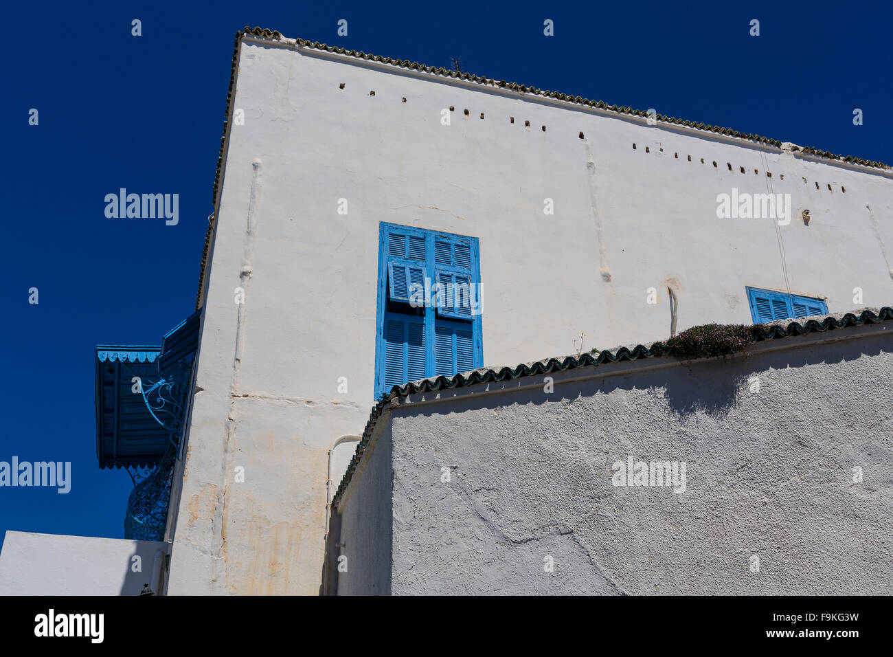 Old arabic town in Tunisia - Sidi Bu Said Stock Photo - Alamy
