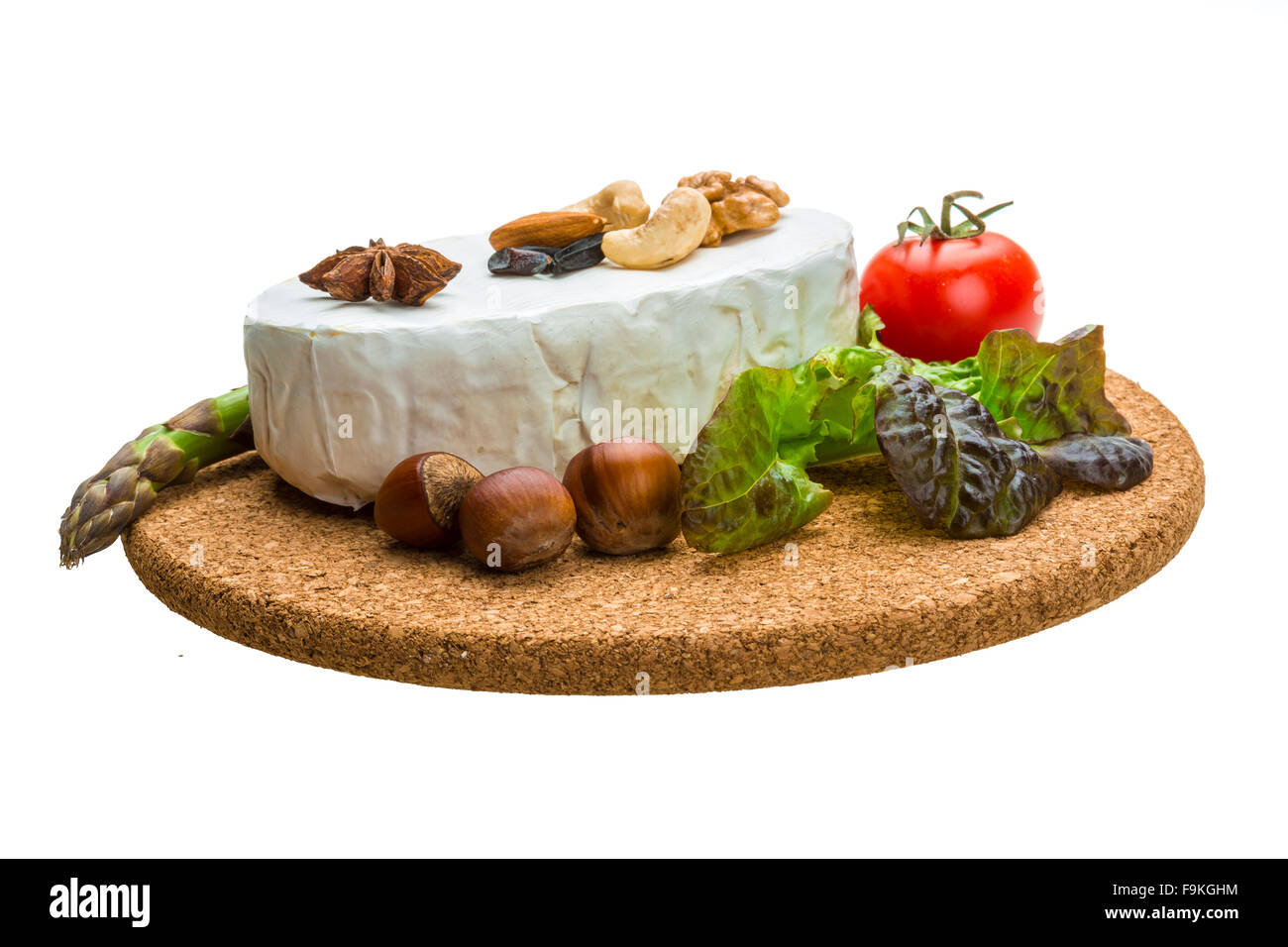 Fresh soft brie cheese Stock Photo - Alamy