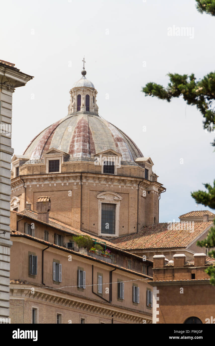 Great church in center of Rome, Italy Stock Photo - Alamy