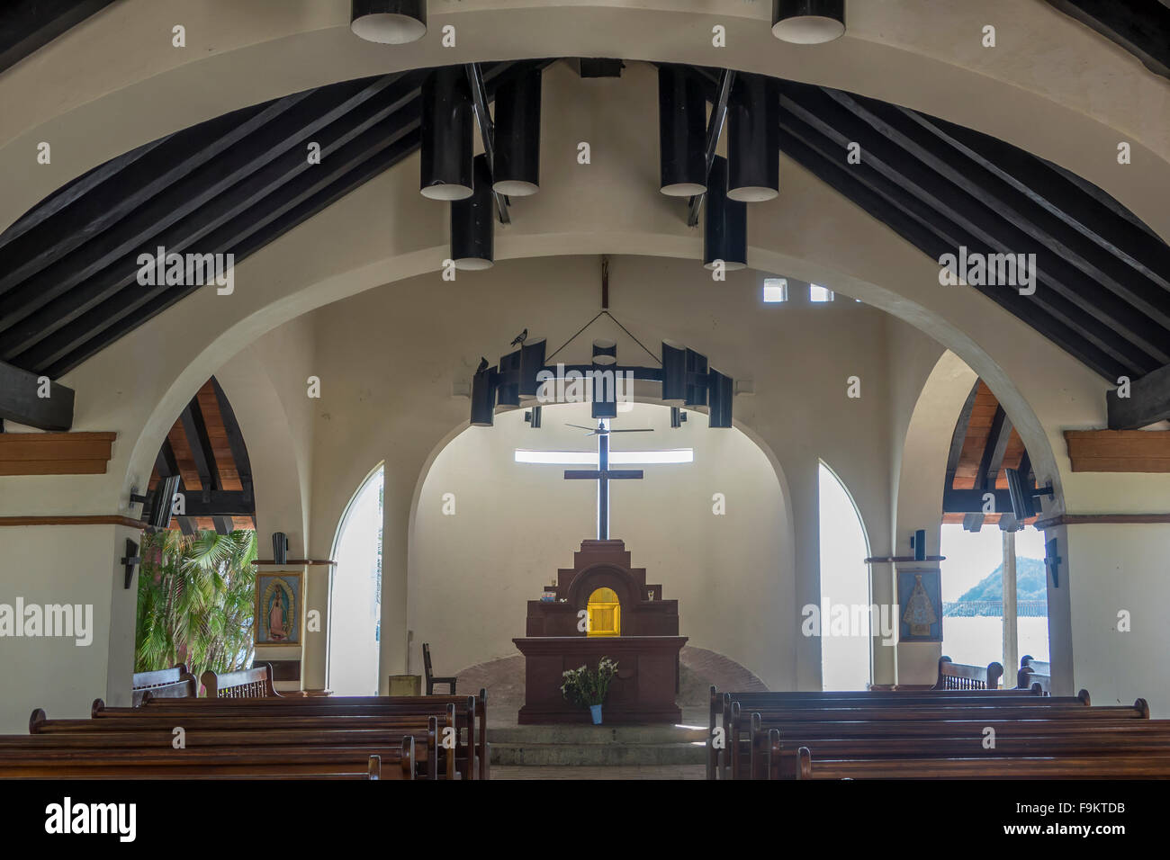 Mexico, Oaxaca, Huatulco, Santa Cruz, chapel Stock Photo - Alamy