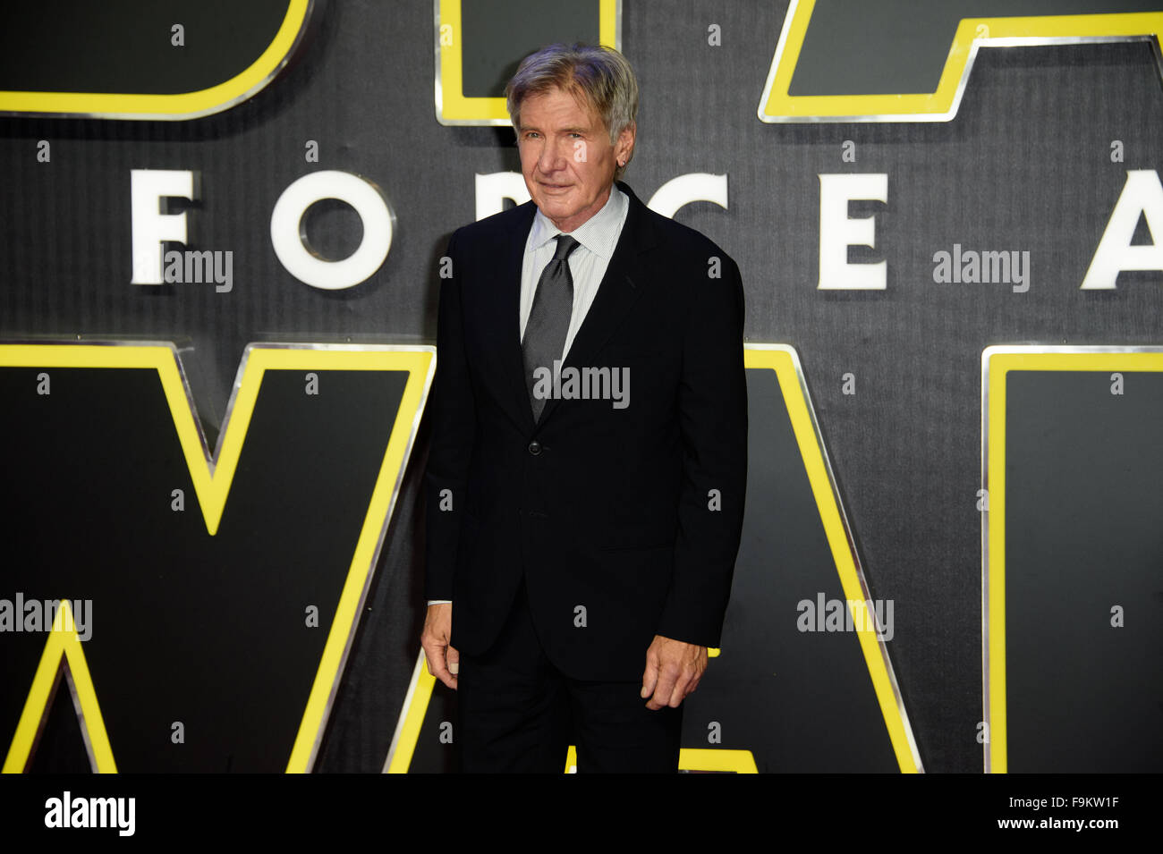 Harrison Ford at the 'Star Wars: The Force Awakens ' premiere in London ...