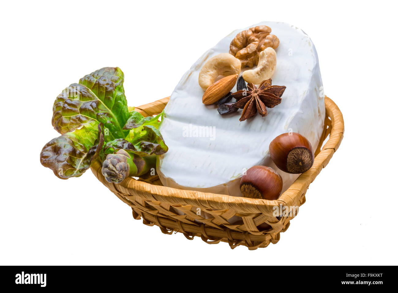 Fresh soft brie cheese Stock Photo - Alamy