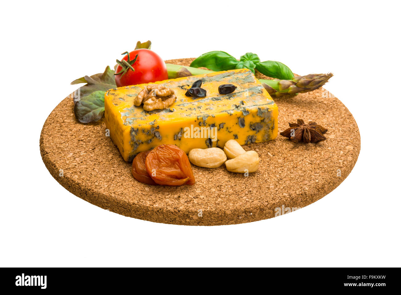 Gold cheese with mould Stock Photo - Alamy