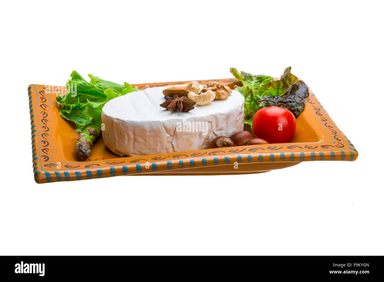 Fresh soft brie cheese Stock Photo - Alamy