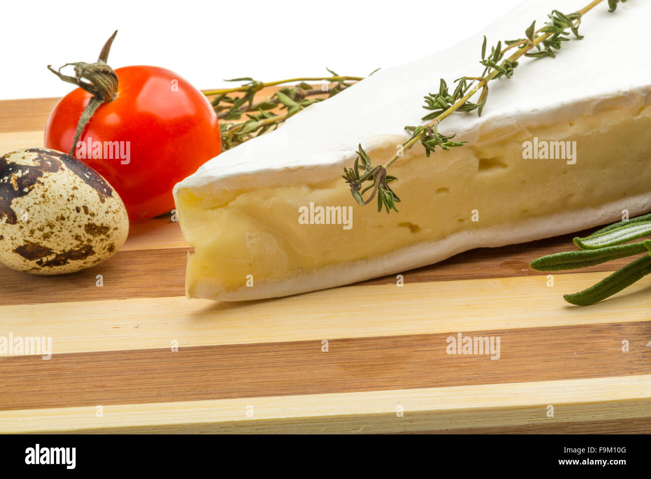 Wedge of Gourmet Brie Cheese Stock Photo - Alamy