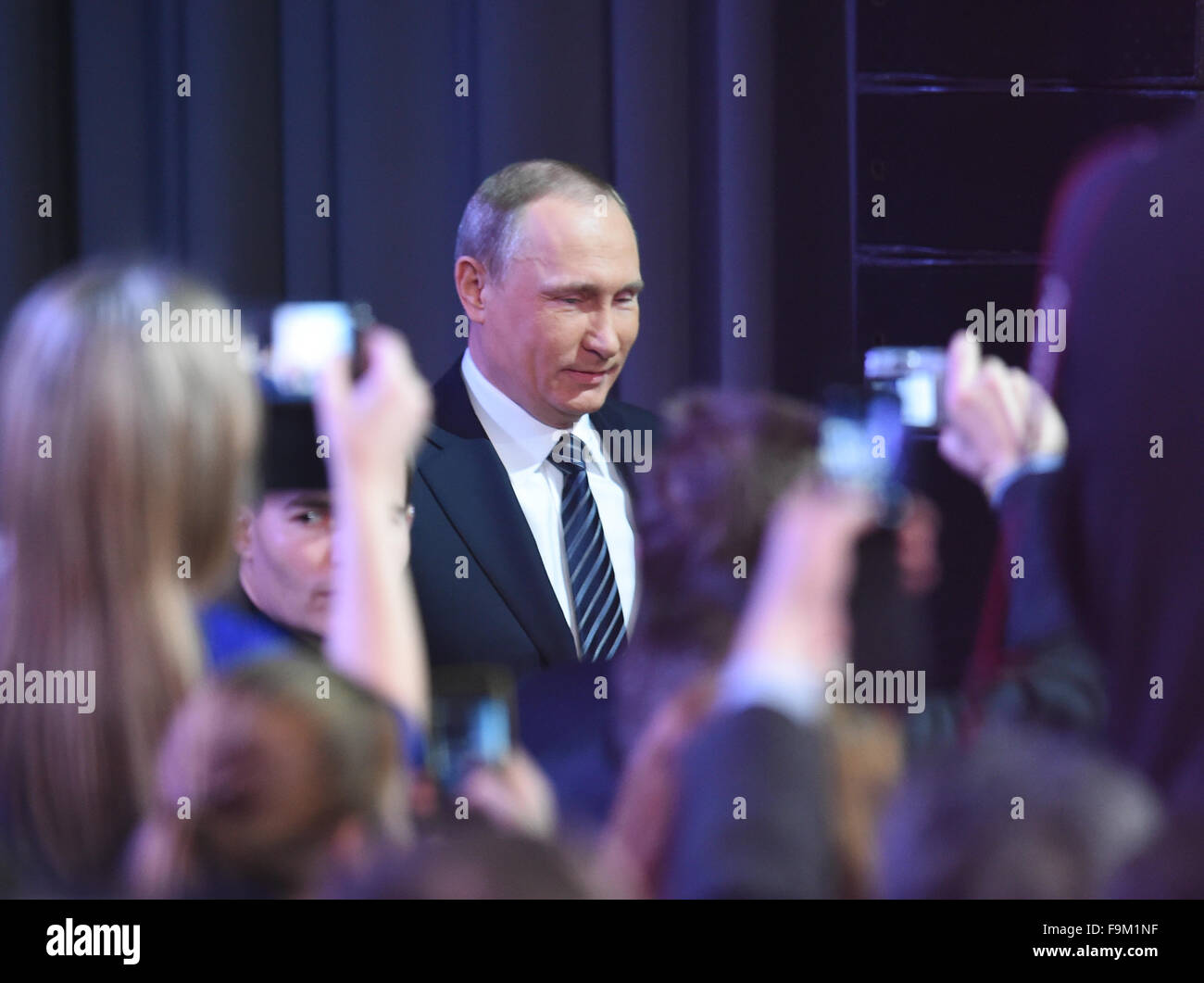 Moscow, Russia. 17th Dec, 2015. Russian President Vladimir Putin ...