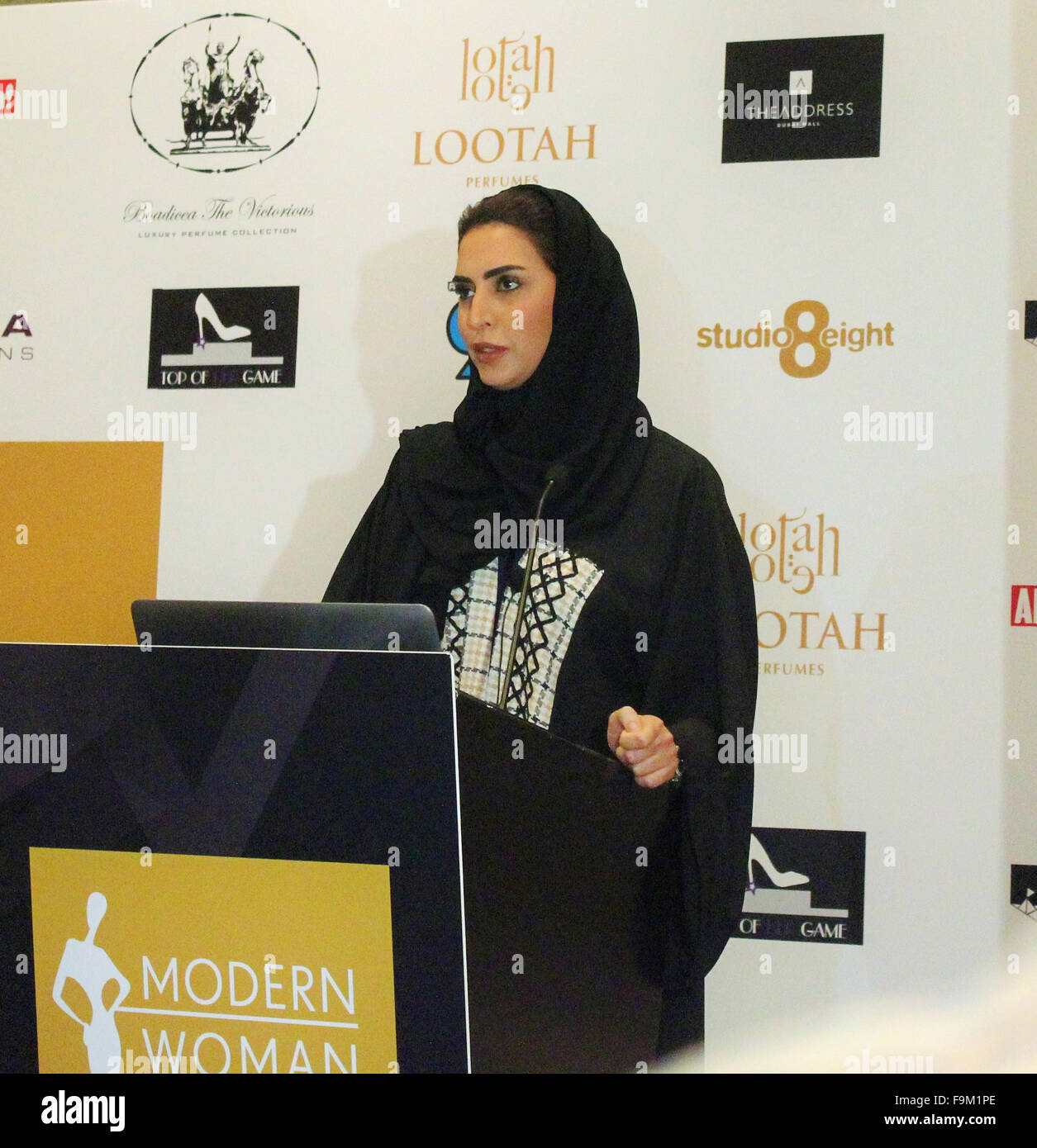 Dubai, United Arab Emirates. 15th Dec, 2015. Emirati entrepreneur and ...