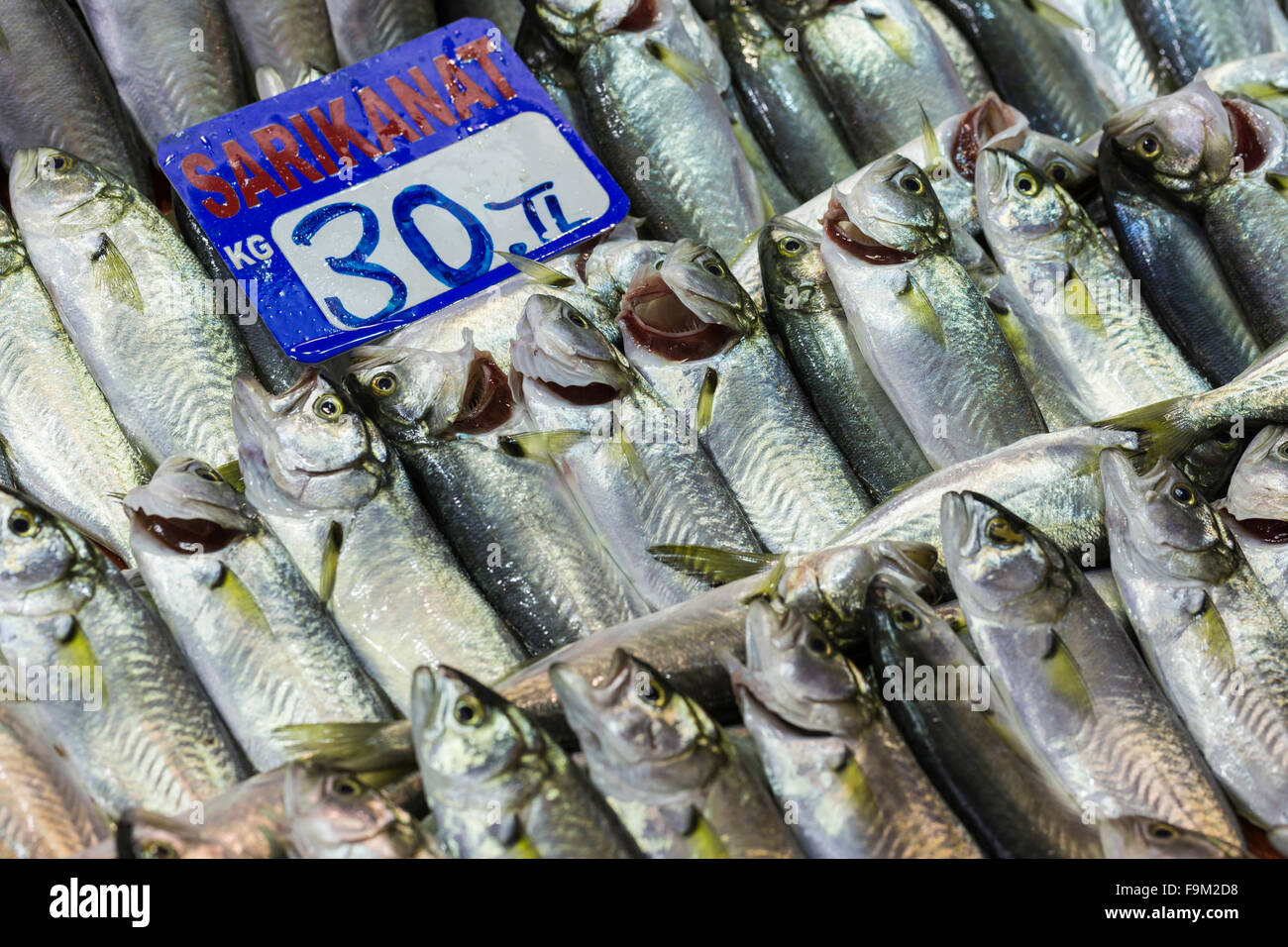Fish market, Galata waterfront, Istanbul Stock Photo - Alamy