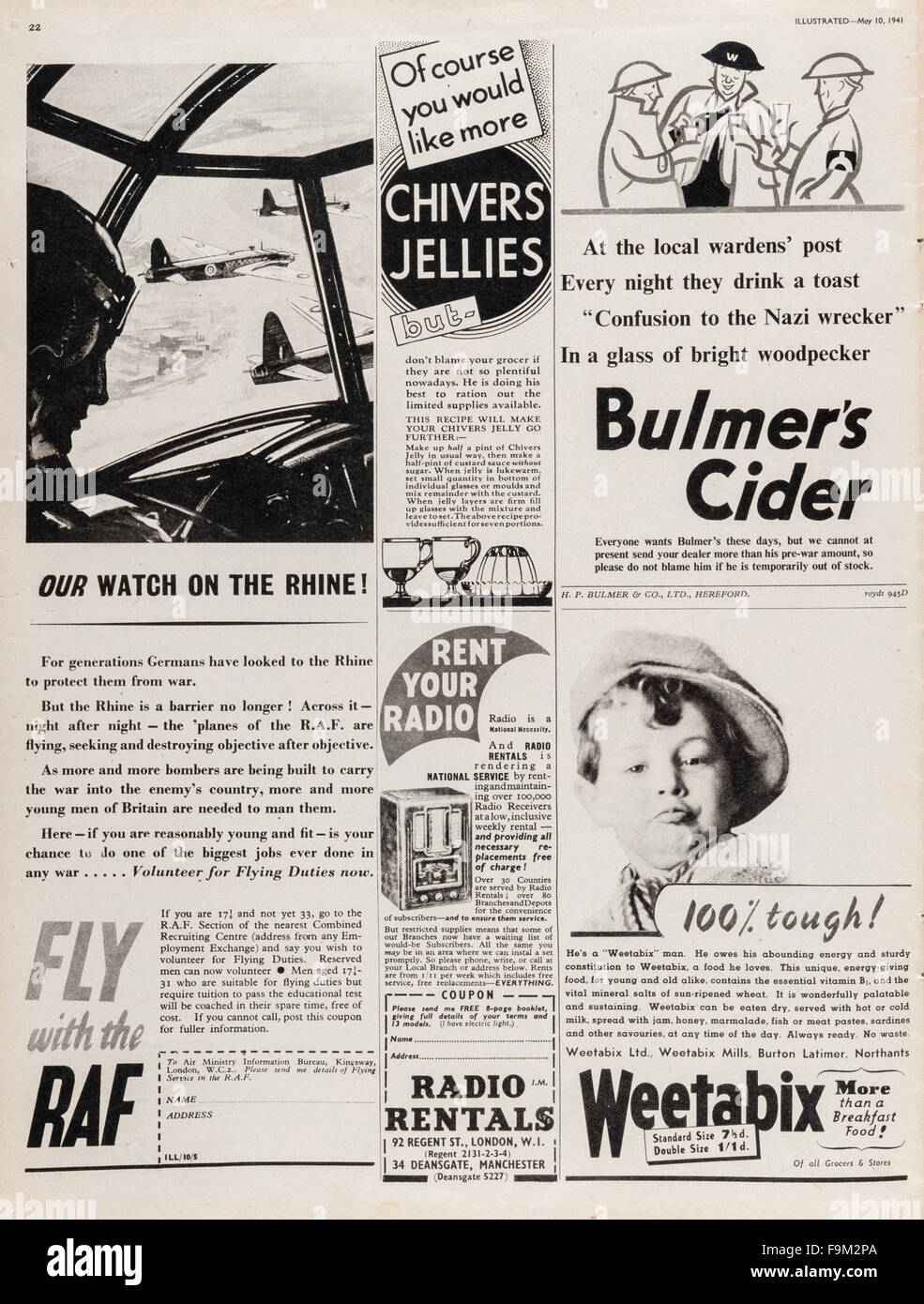 1941 advertisement hi-res stock photography and images - Alamy