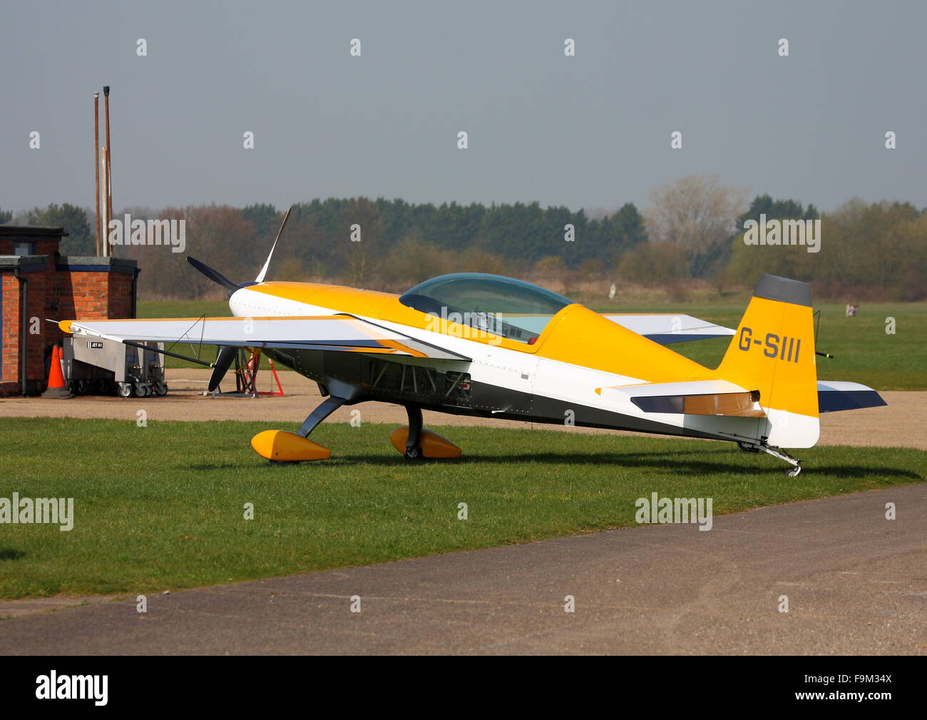 Extra 300 parked at White Waltham Airfield Stock Photo - Alamy