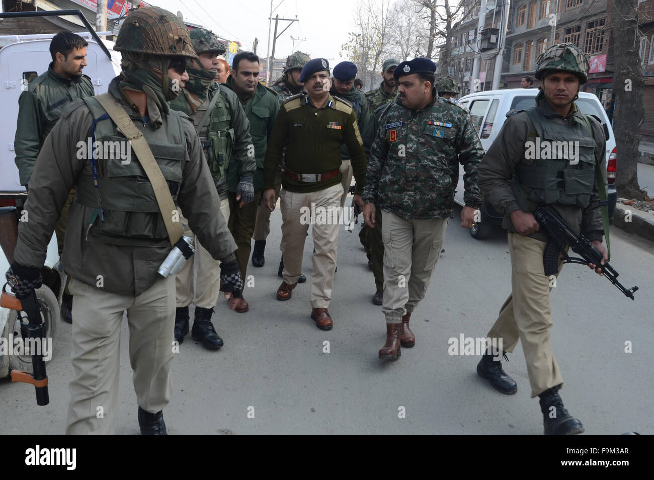 Indian paramilitary vehicles hi-res stock photography and images - Alamy