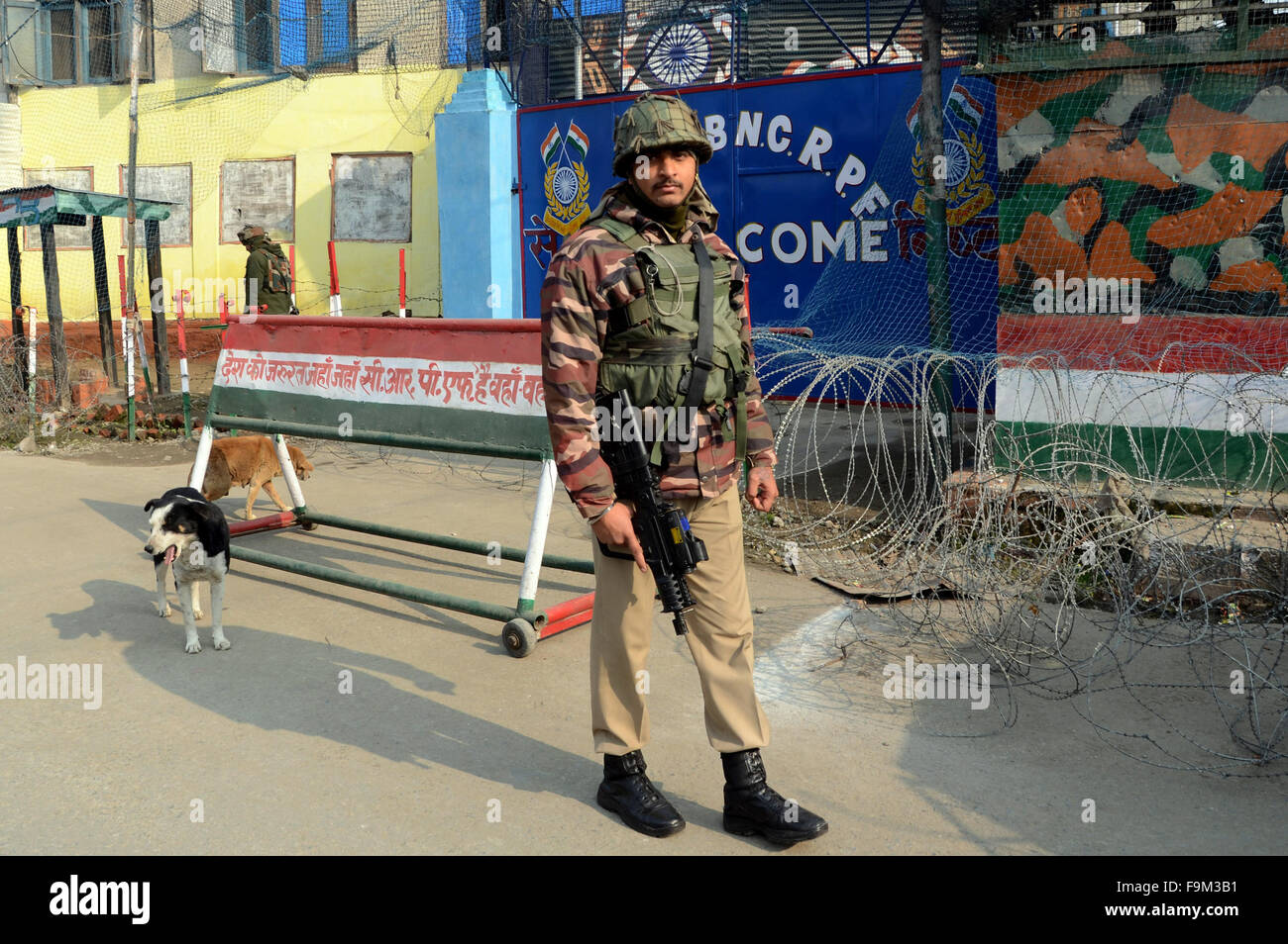 Indian paramilitary vehicles hi-res stock photography and images - Alamy