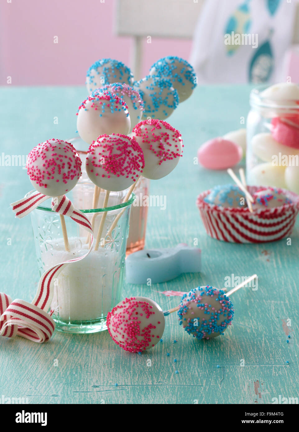 Cake pops for kids Stock Photo - Alamy