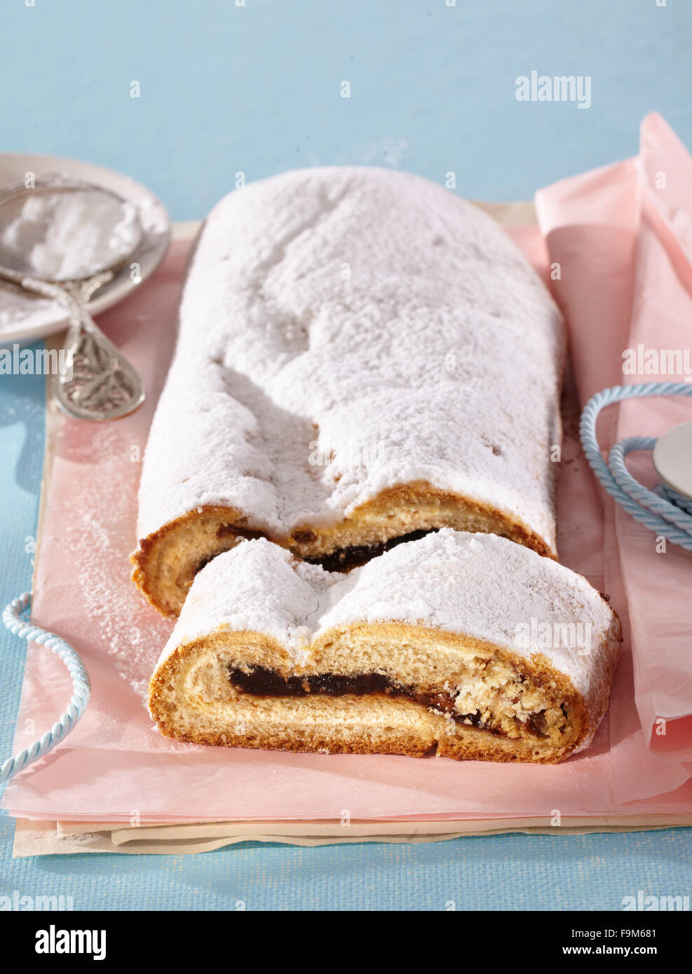 Damson cheese strudel Stock Photo - Alamy