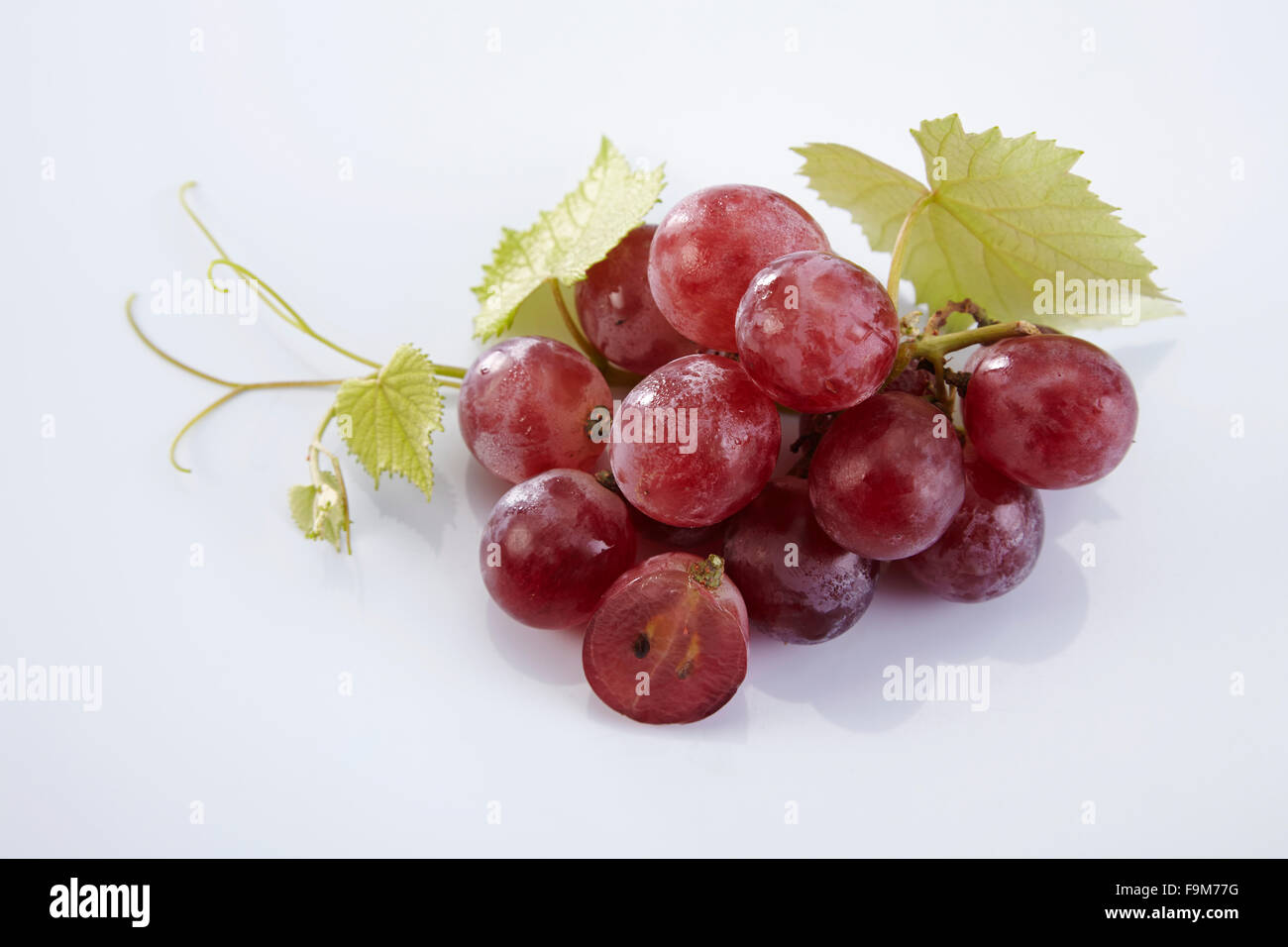 Red grape on branch hi-res stock photography and images - Alamy