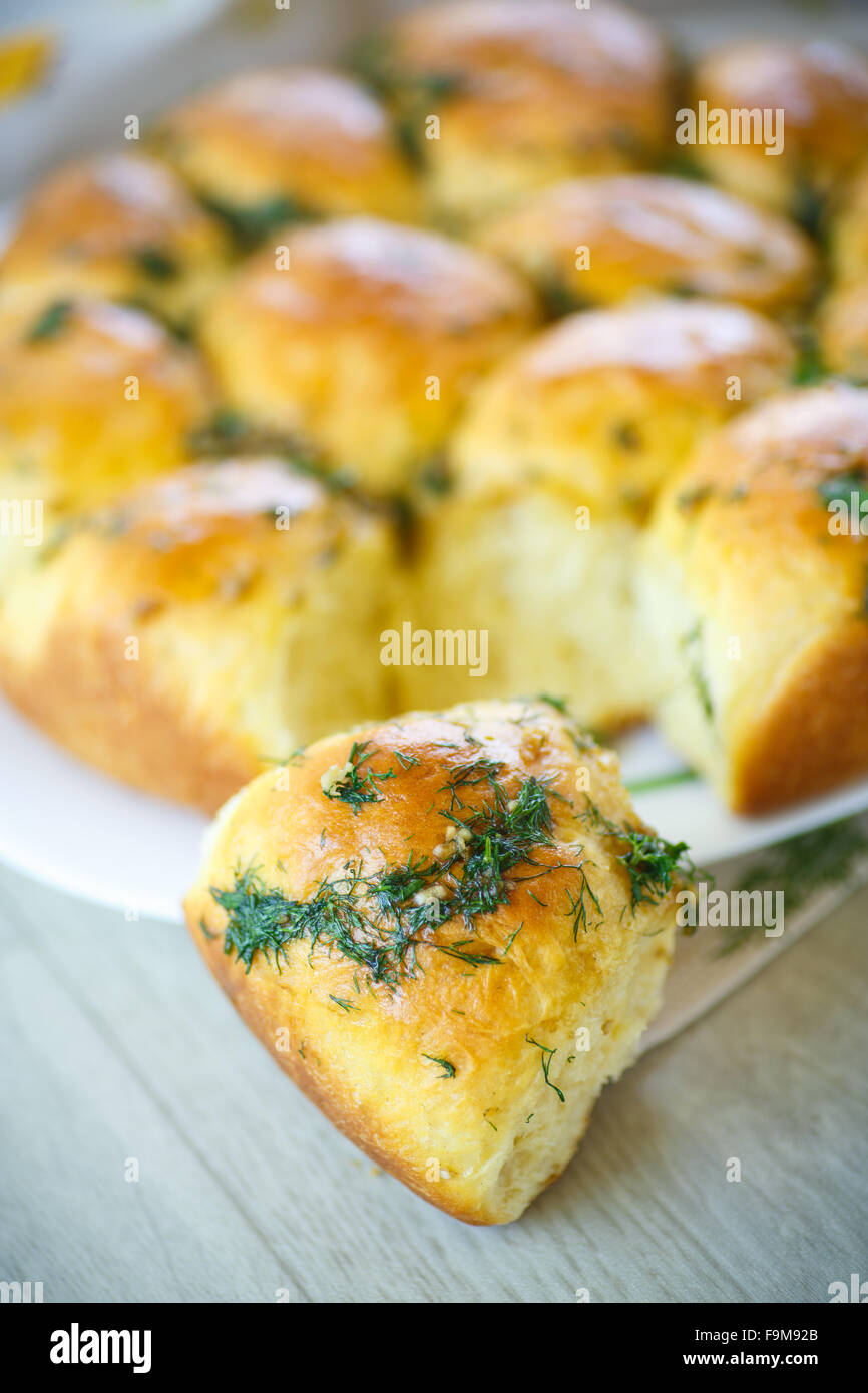 Garlic rolls freshly baked hi-res stock photography and images - Alamy