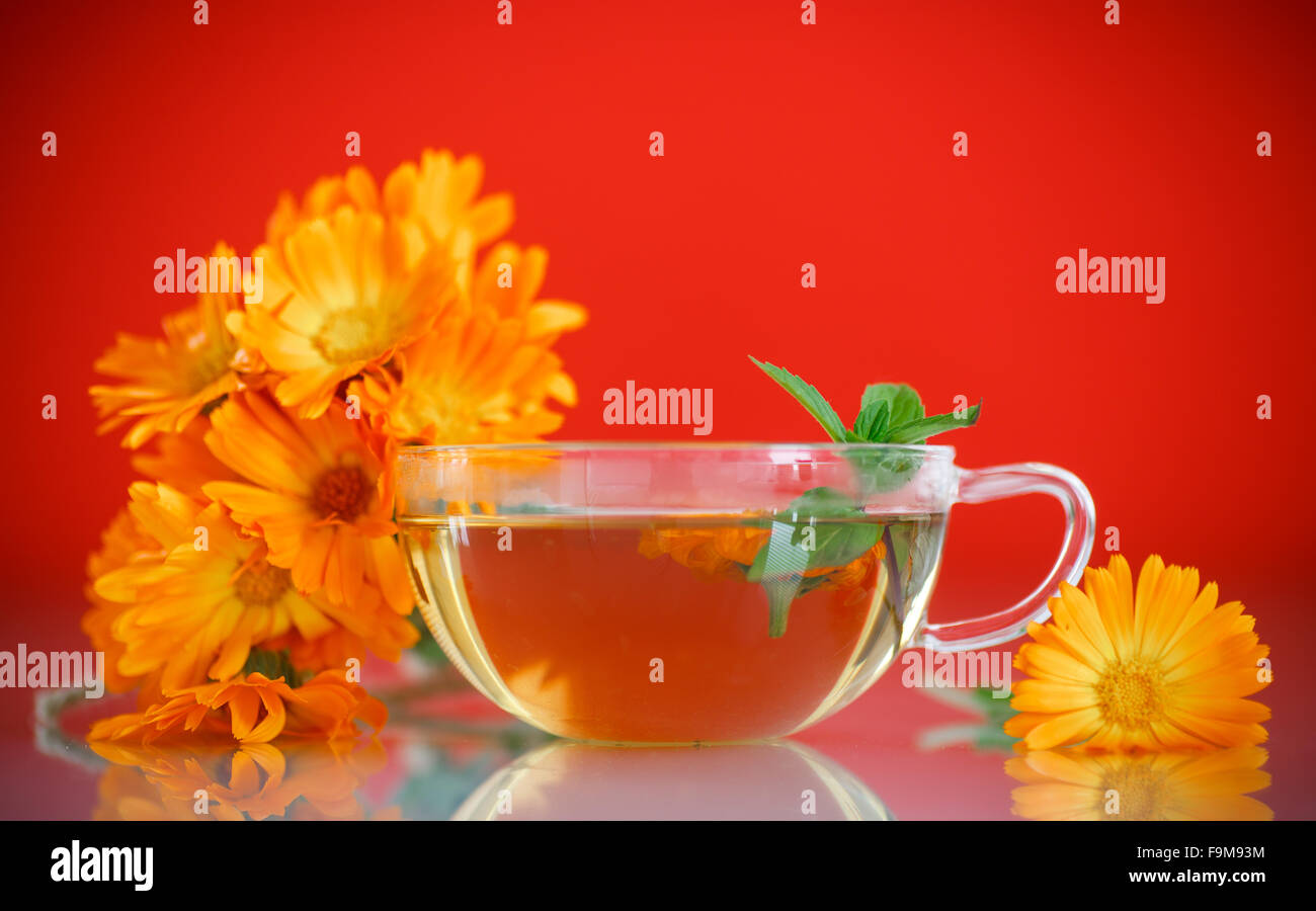 Marigold tea hi-res stock photography and images - Alamy