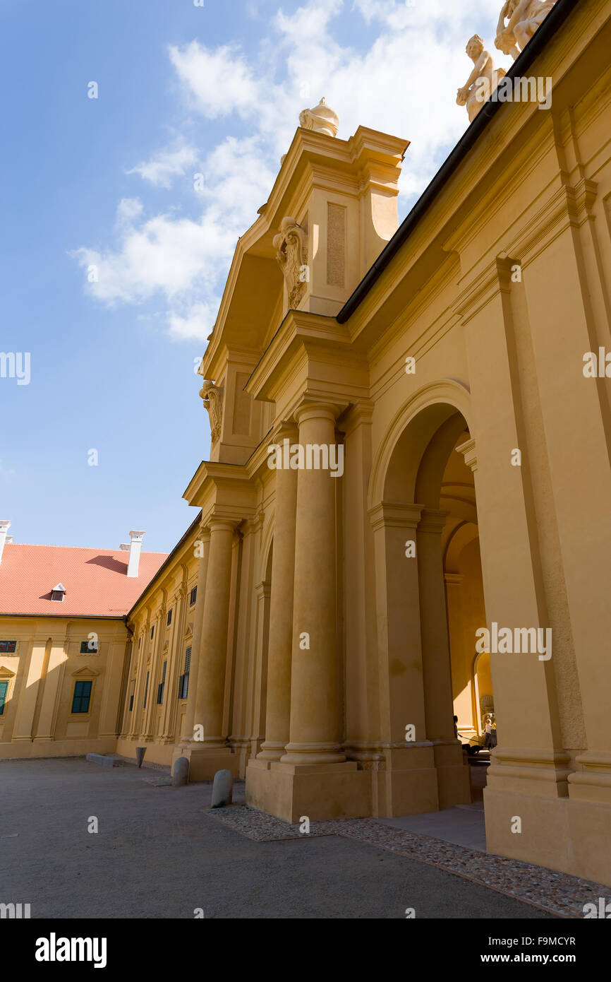 Front View of Lednice Castle at Sunset, UNESCO World Heritage in ...