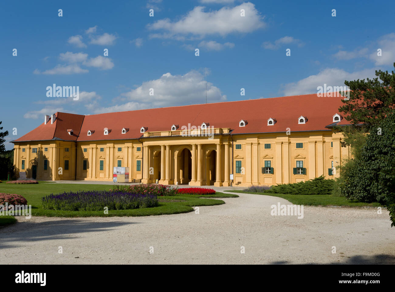 Front View of Lednice Castle at Sunset, UNESCO World Heritage in ...